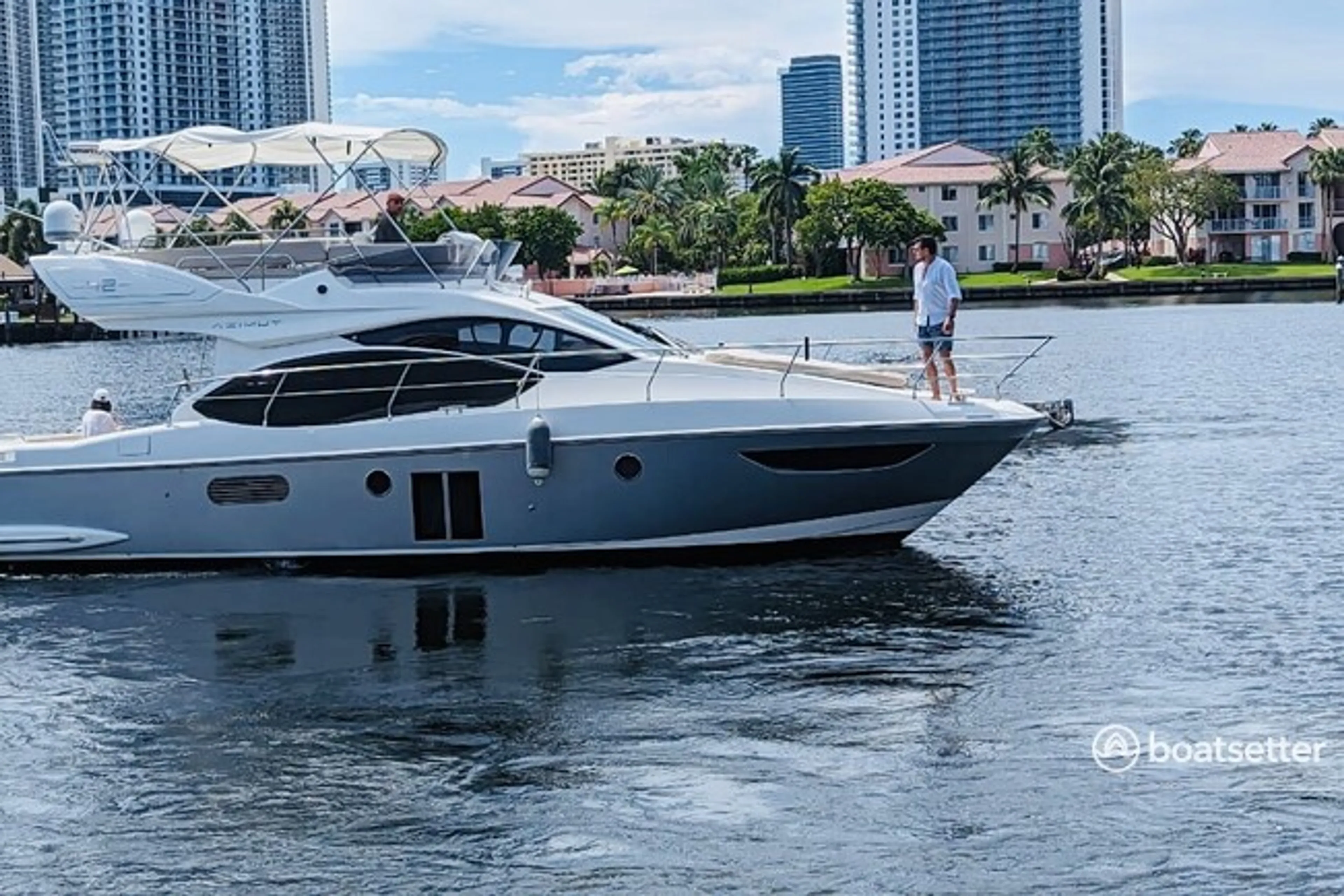 Rent a Azimut FLY Bridge 42” in North Miami, FL on Boatsetter