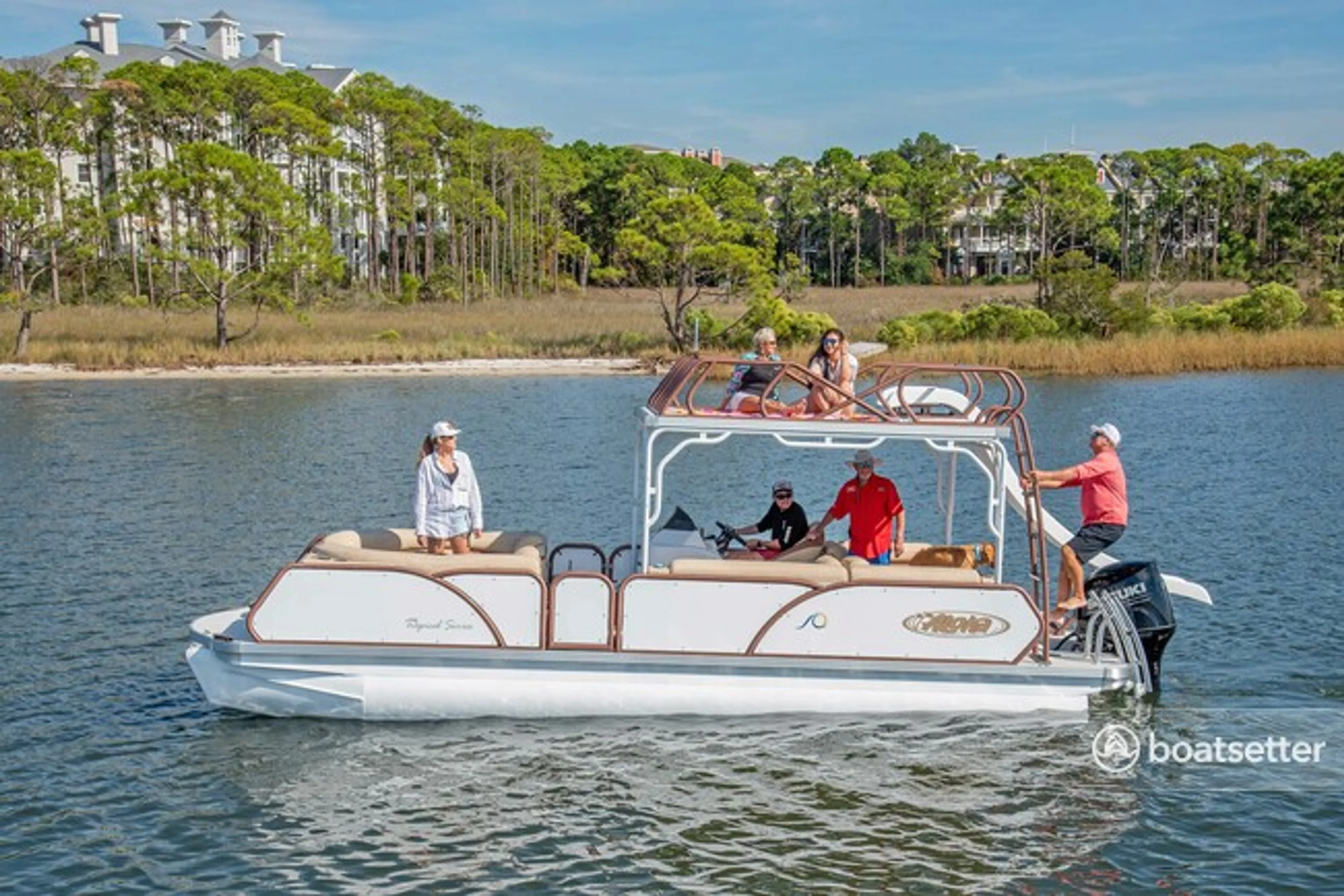 Rent a Aloha 26 Double Decker w/ Slide in Apache Junction, AZ on Boatsetter